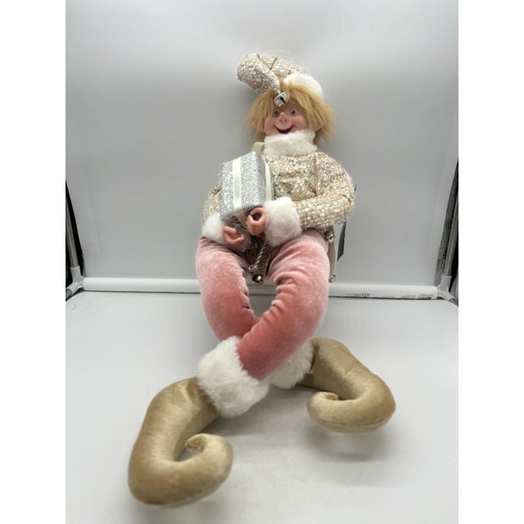 Rachel Zoe | Holiday | Nwt Rachel Zoe Christmas Elf Large Posable ...